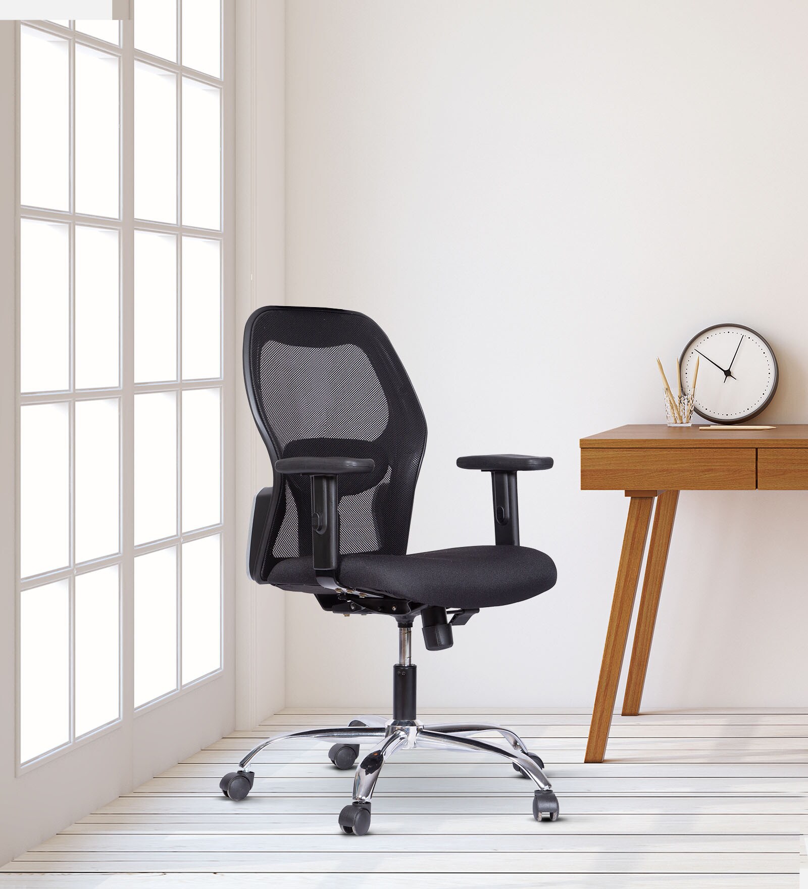 Buy Scot Breathable Mesh Ergonomic Chair in Black Colour at 13% OFF by ...