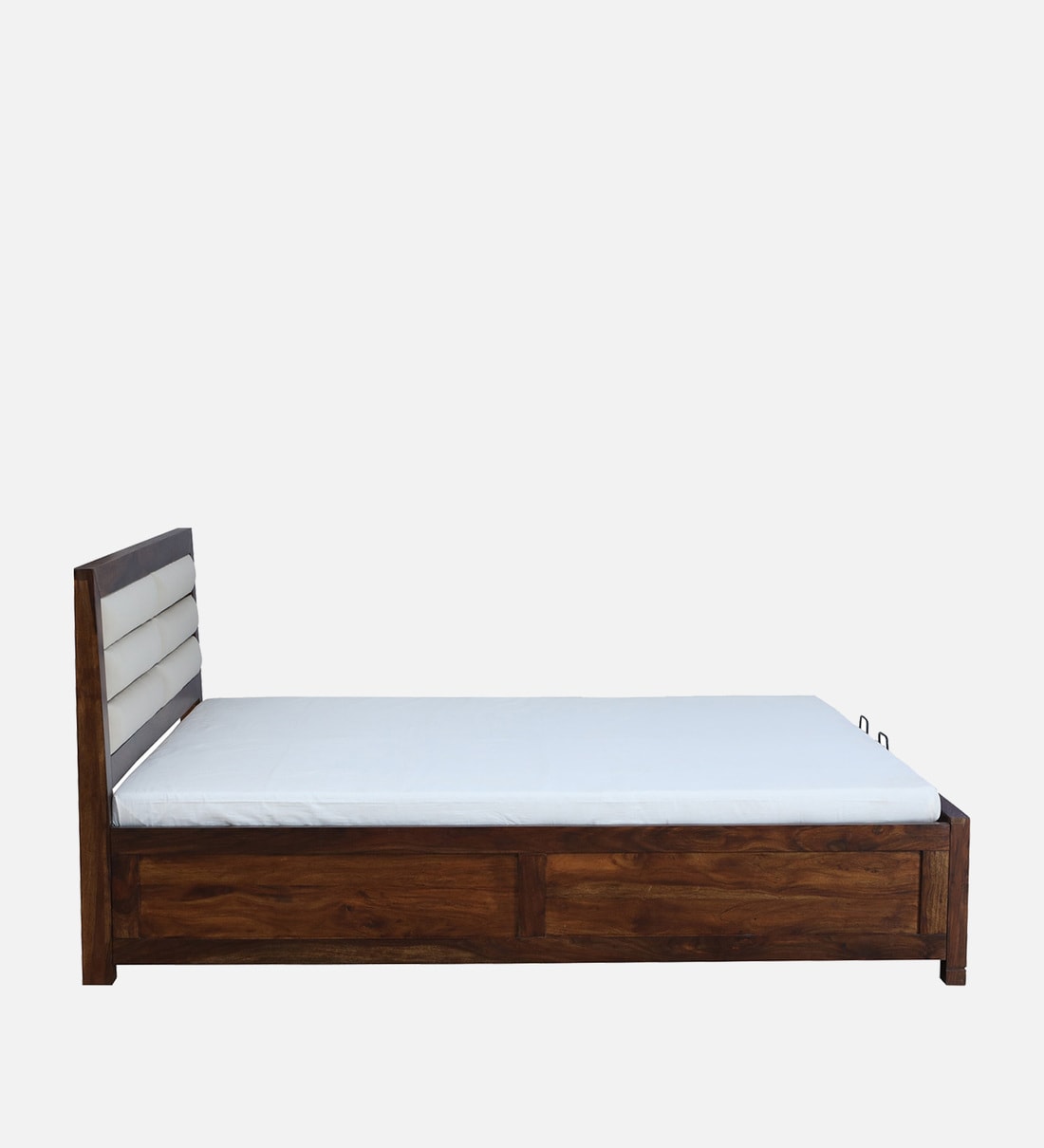 Buy Segur Sheesham Wood King Size Bed In Provincial Teak Finish With ...