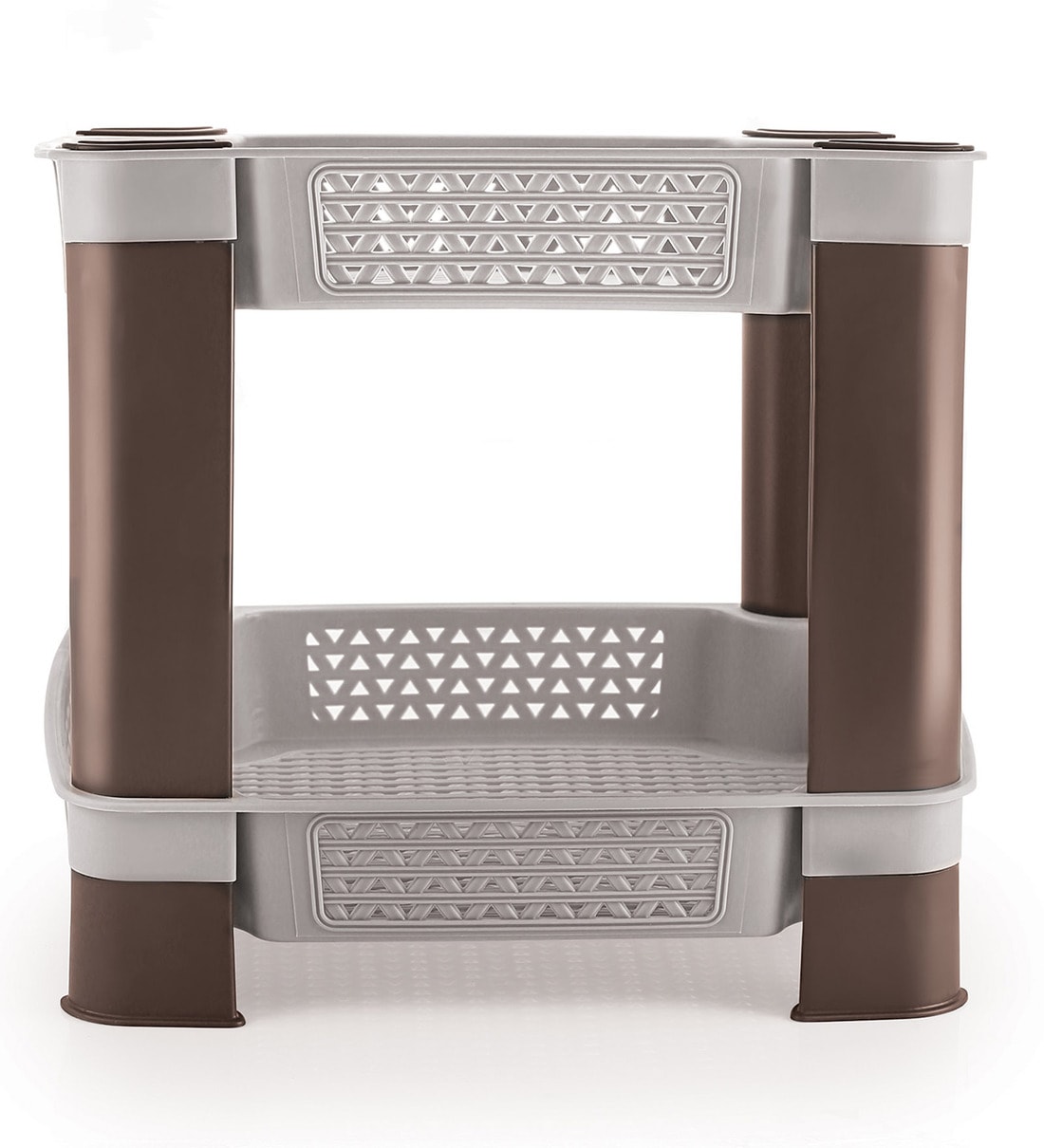 Buy Plastic 2 Tier Kitchen Storage Racks By Selvel Online - Kitchen ...