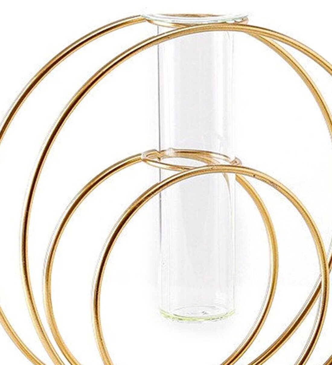 Buy Set of 2 Metal Wire Glass Tube Vase Online - Vases - Vases - Home ...
