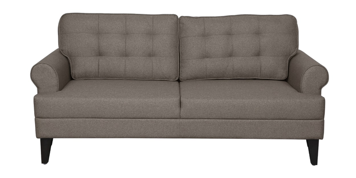 Buy Serena Fabric 3 Seater Sofa In Sandy Brown Colour By Casacraft ...