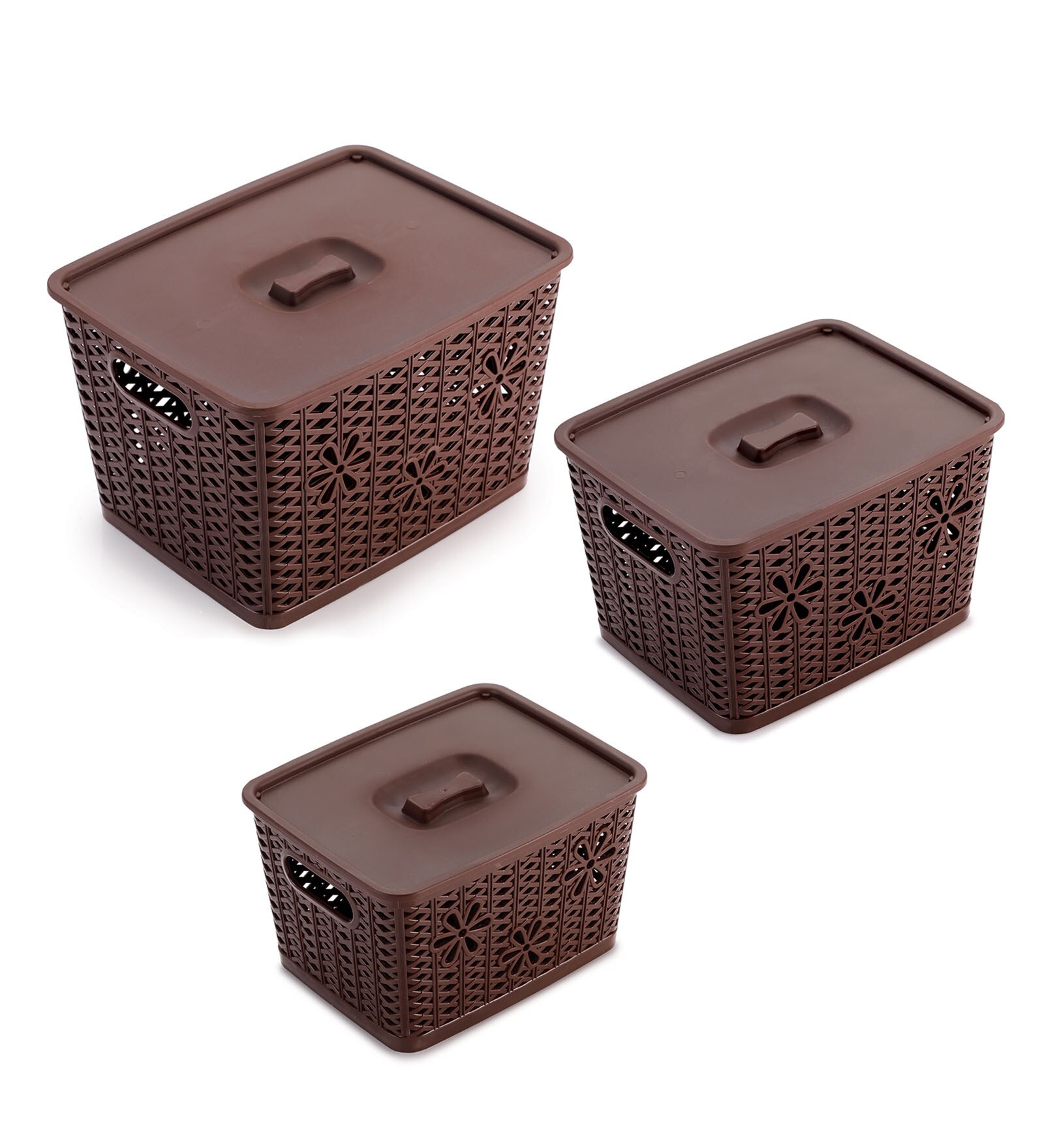 Buy Plastic Kitchen Basket - Set of 3 Online - Kitchen Baskets ...