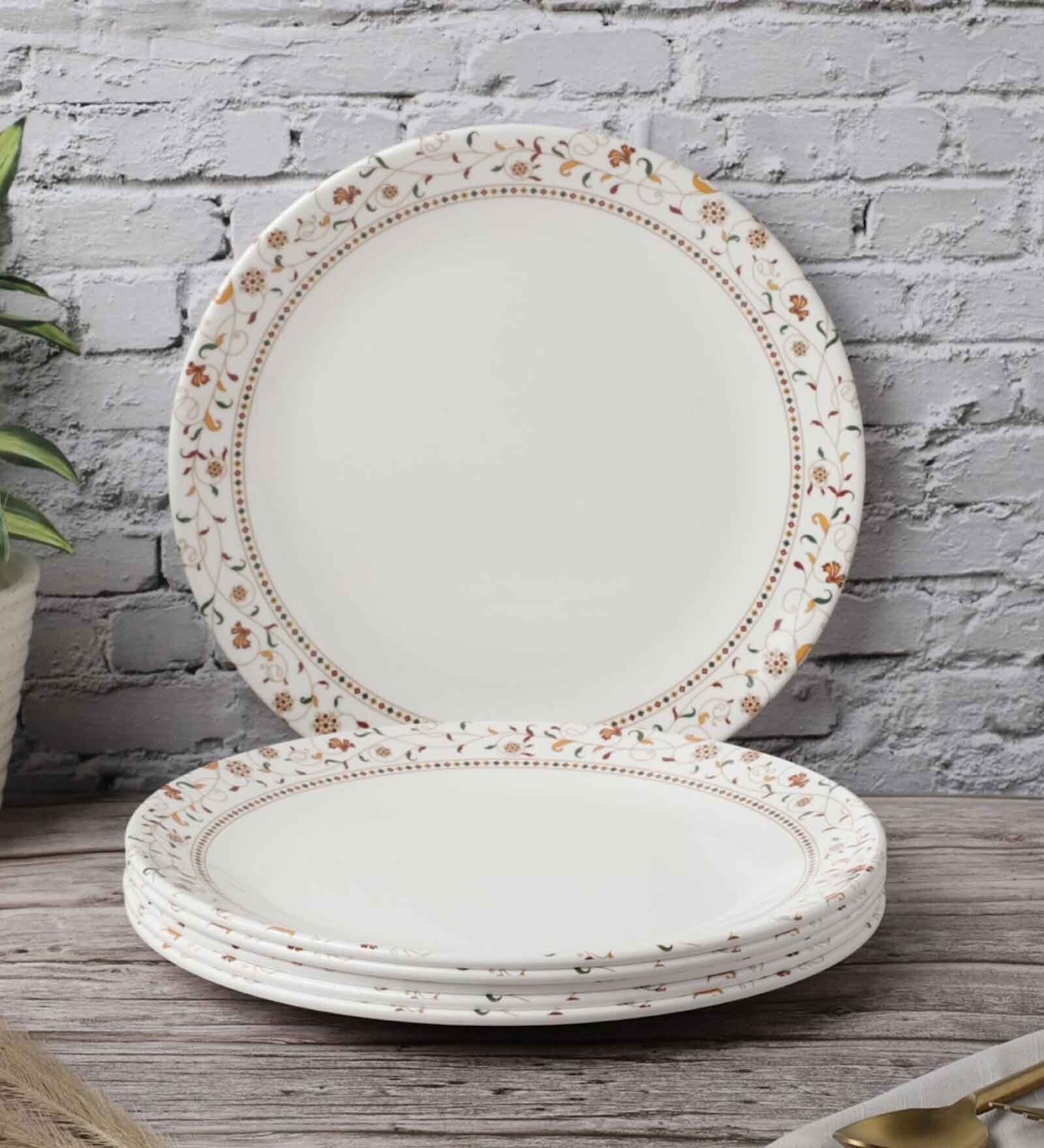 Buy Servewell 6 Pc Urmi Dinner Plate- Filigree by VarEesha Online ...