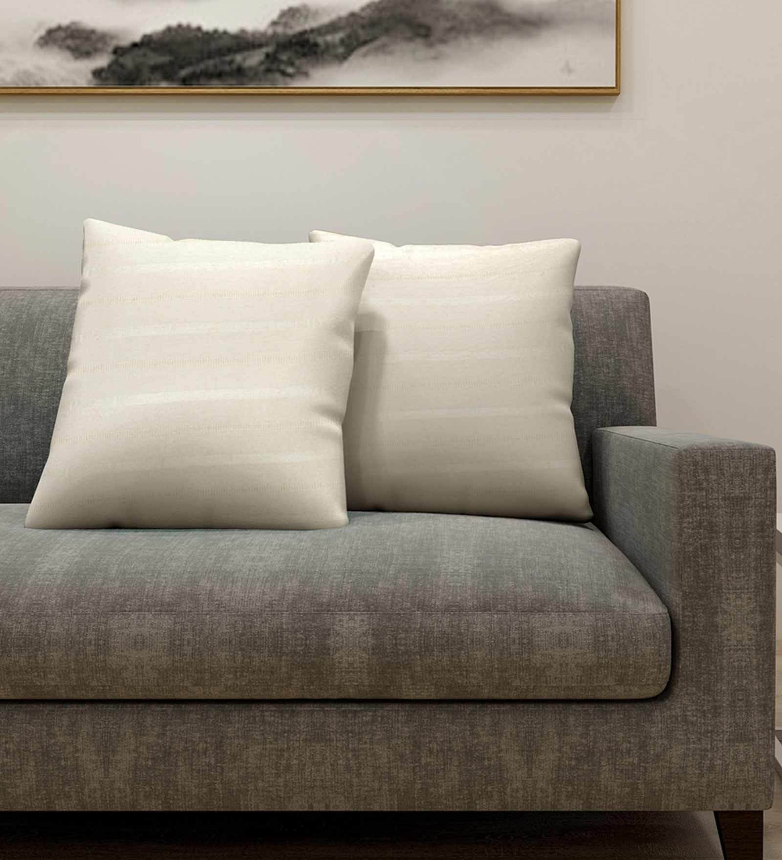 Buy Cotton Solid Color 16X16 Inches Cushion Covers (Set Of 2) at 50% ...