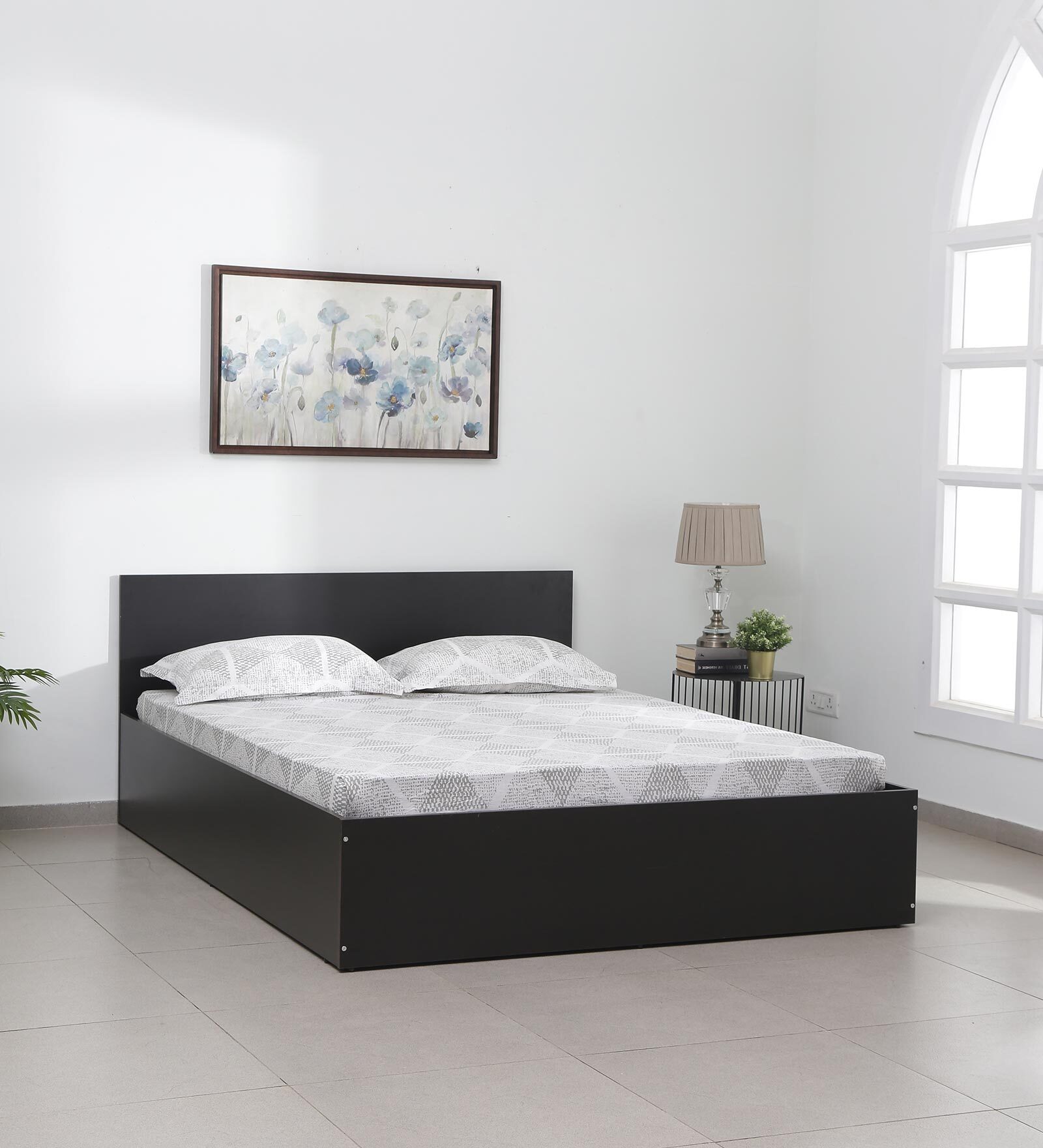 Buy Seto Queen Size Bed in Wenge Finish with Box Storage at 3% OFF by ...
