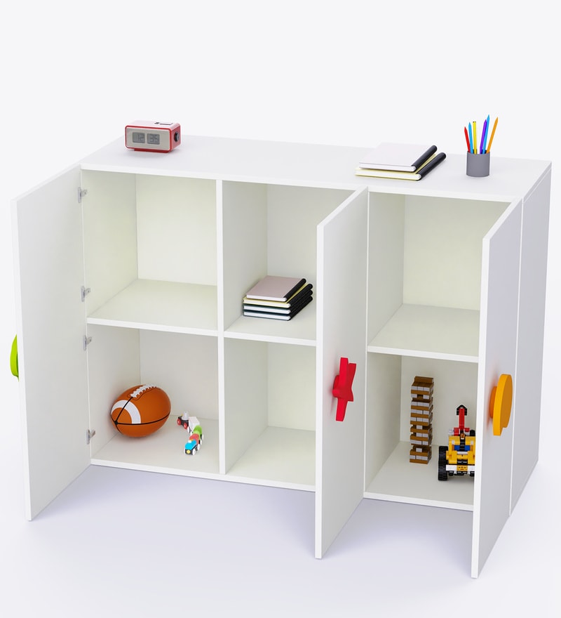 Buy Sea Wonders Kids Storage Cabinet in White Colour Online - Kids ...
