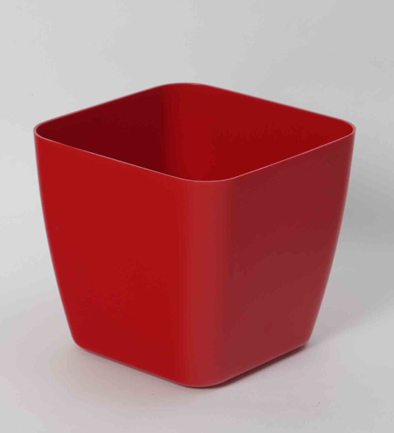 Buy Plastic Red Flower Pot By Planters Online - Floor Planters - Pots ...