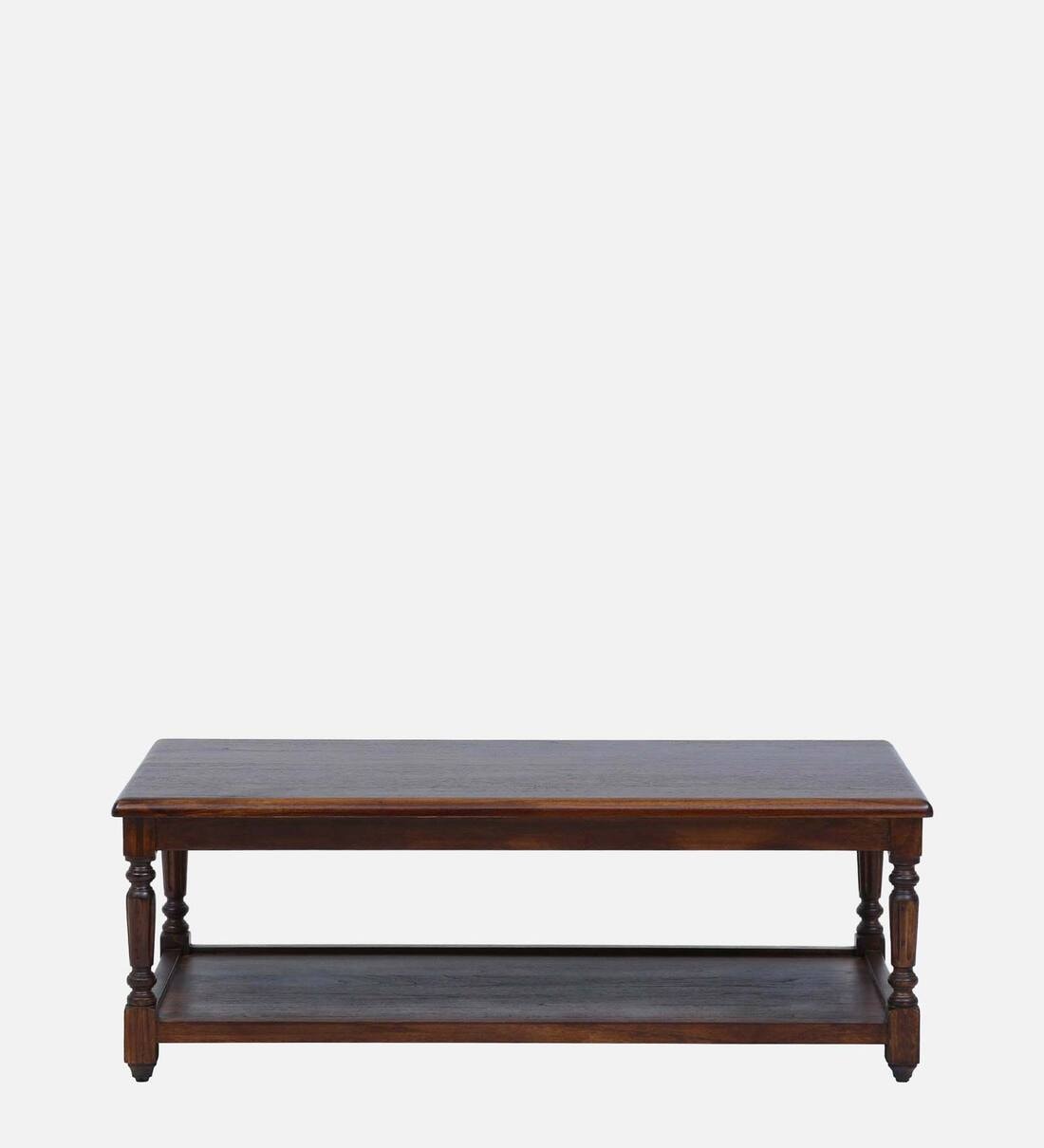 Buy Sheraton Latin Teak Wood Coffee Table In Provinicial Teak Finish ...