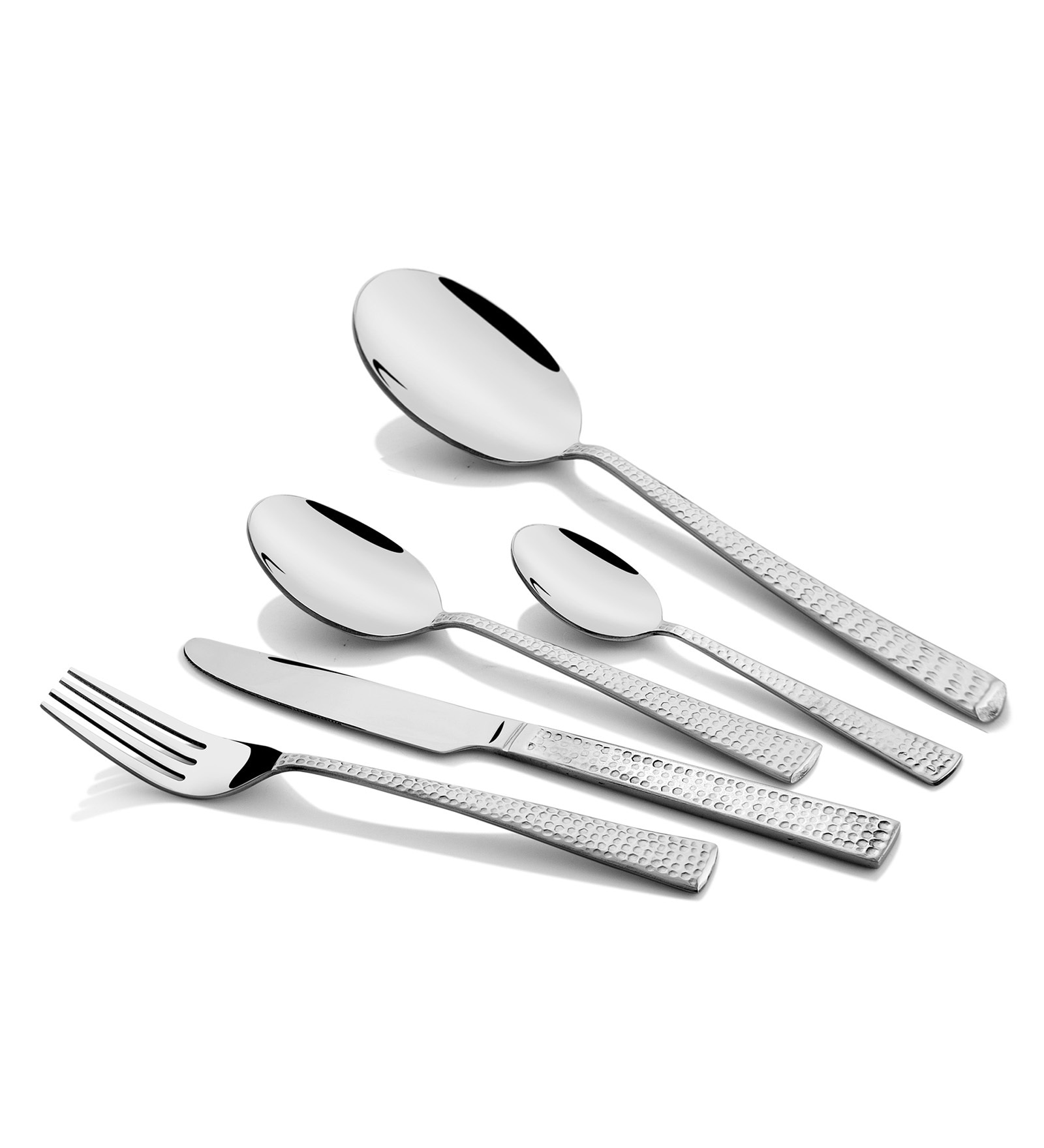 Buy Stainless Steel Hammer Cutlery Set of 26 by Shapes Online - Cutlery ...