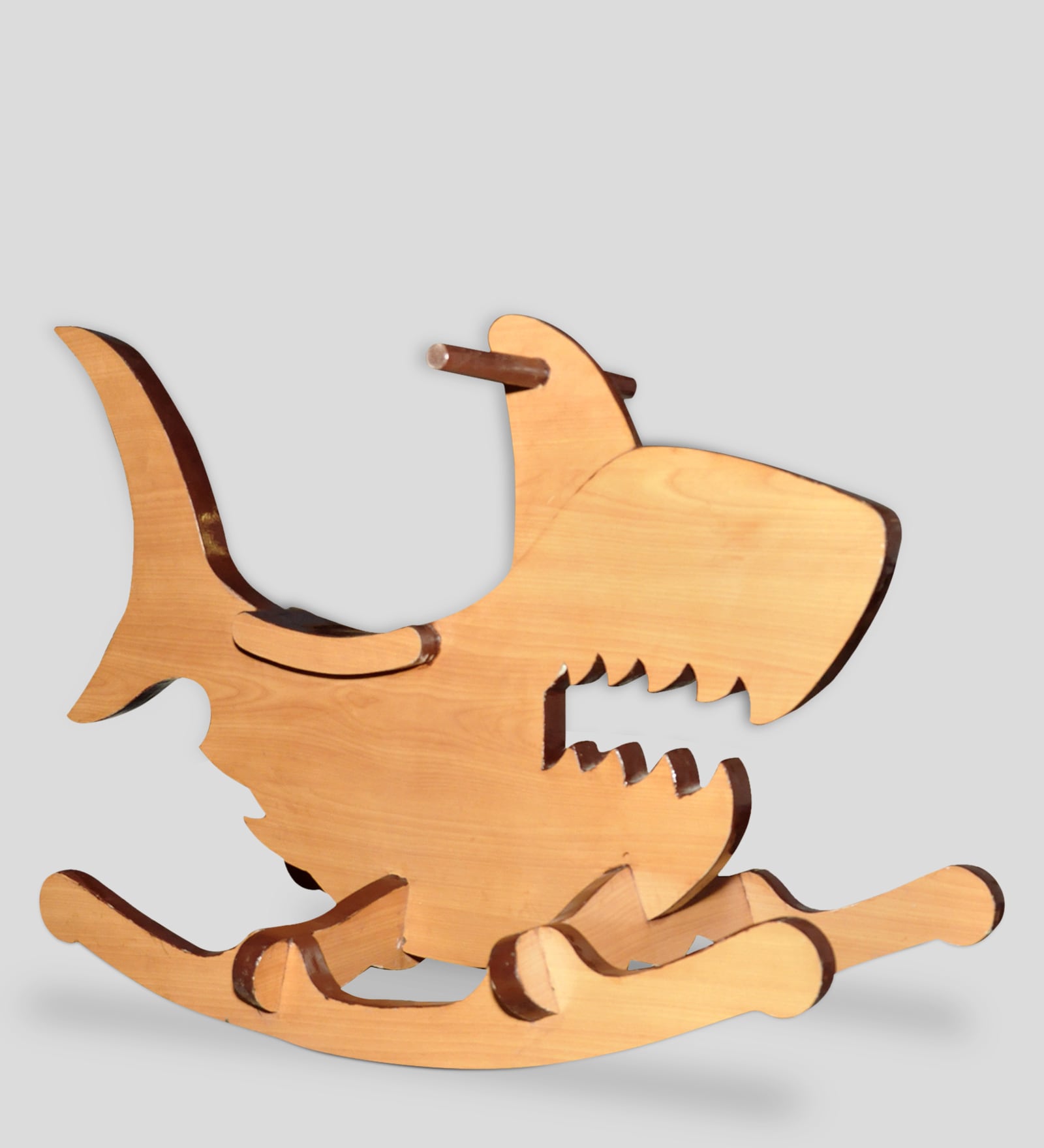Buy Baby Shark Pinewood Rocker - CasaCraft By Pepperfry Online ...