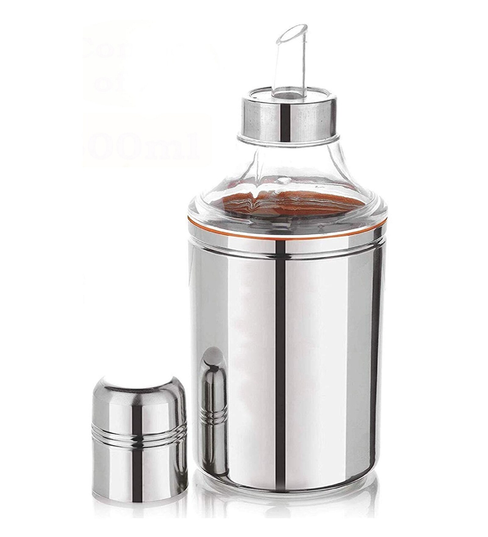 Buy Sharp Finish 750 ML Silver Stainless Steel Oil Dispensers at 50% ...