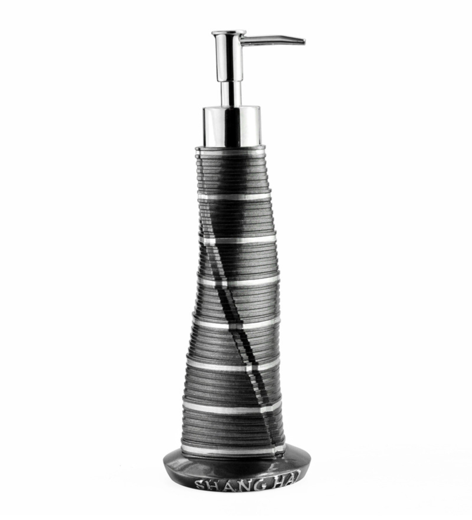 Buy Wonder Grey Polyresin Counter Top Liquid Soap Dispenser at 15% OFF ...