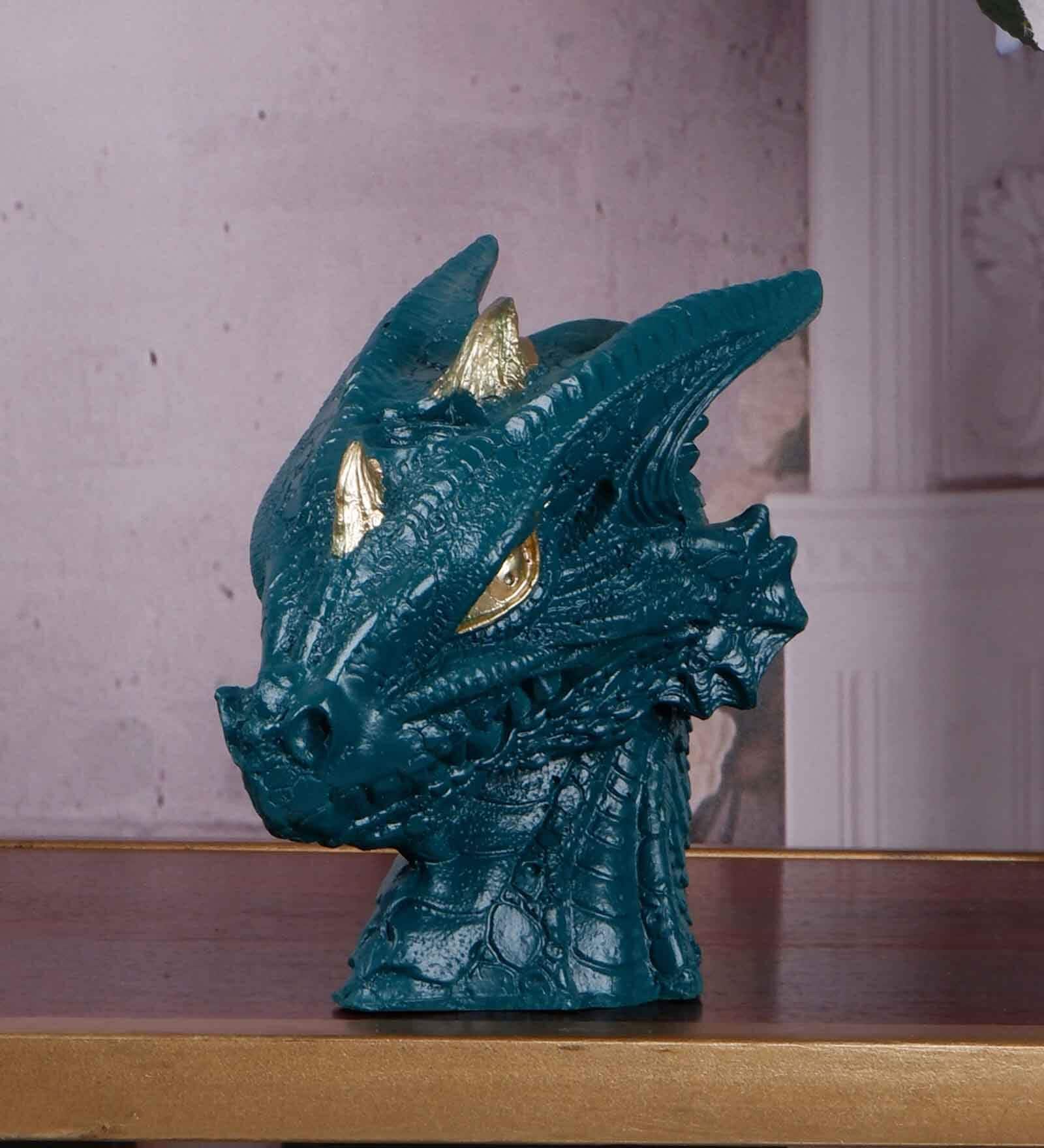 Buy Shui Dragon Green Polyresin Showpiece at 50% OFF by The White Ink ...
