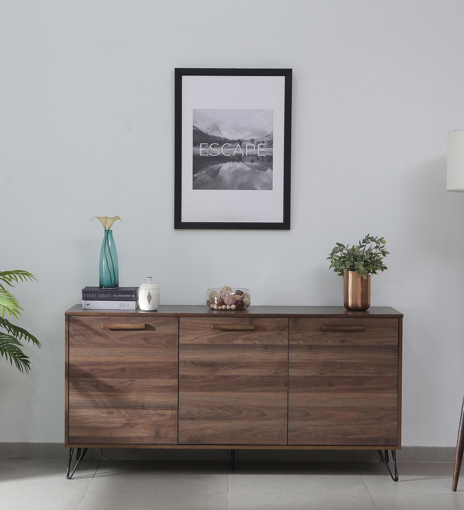 Buy Shuni Sideboard in Walnut Finish at 28% OFF by Mintwud from ...