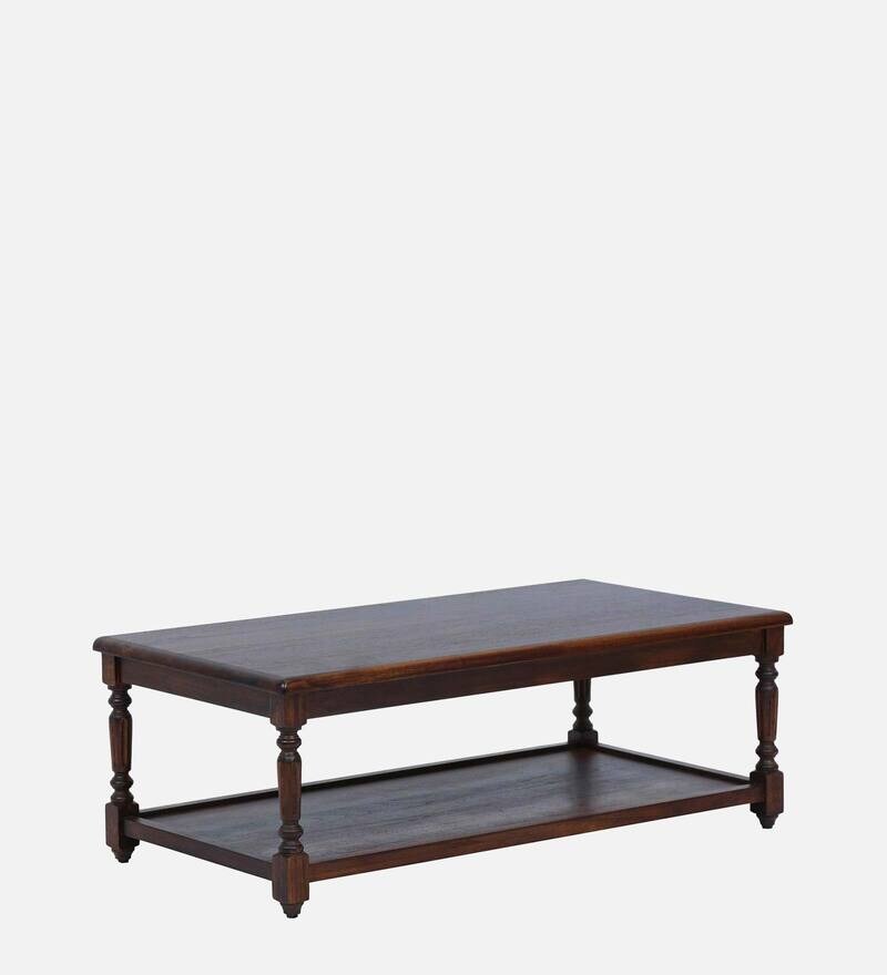Buy Sheraton Latin Teak Wood Coffee Table In Provinicial Teak Finish ...