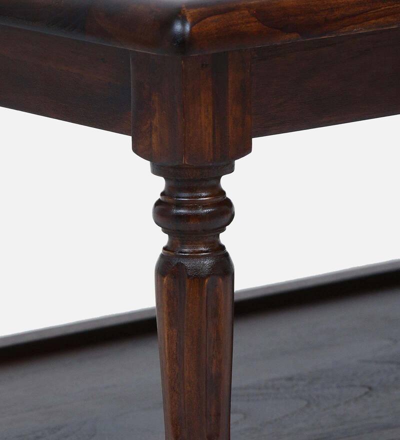 Buy Sheraton Latin Teak Wood Coffee Table In Provinicial Teak Finish ...