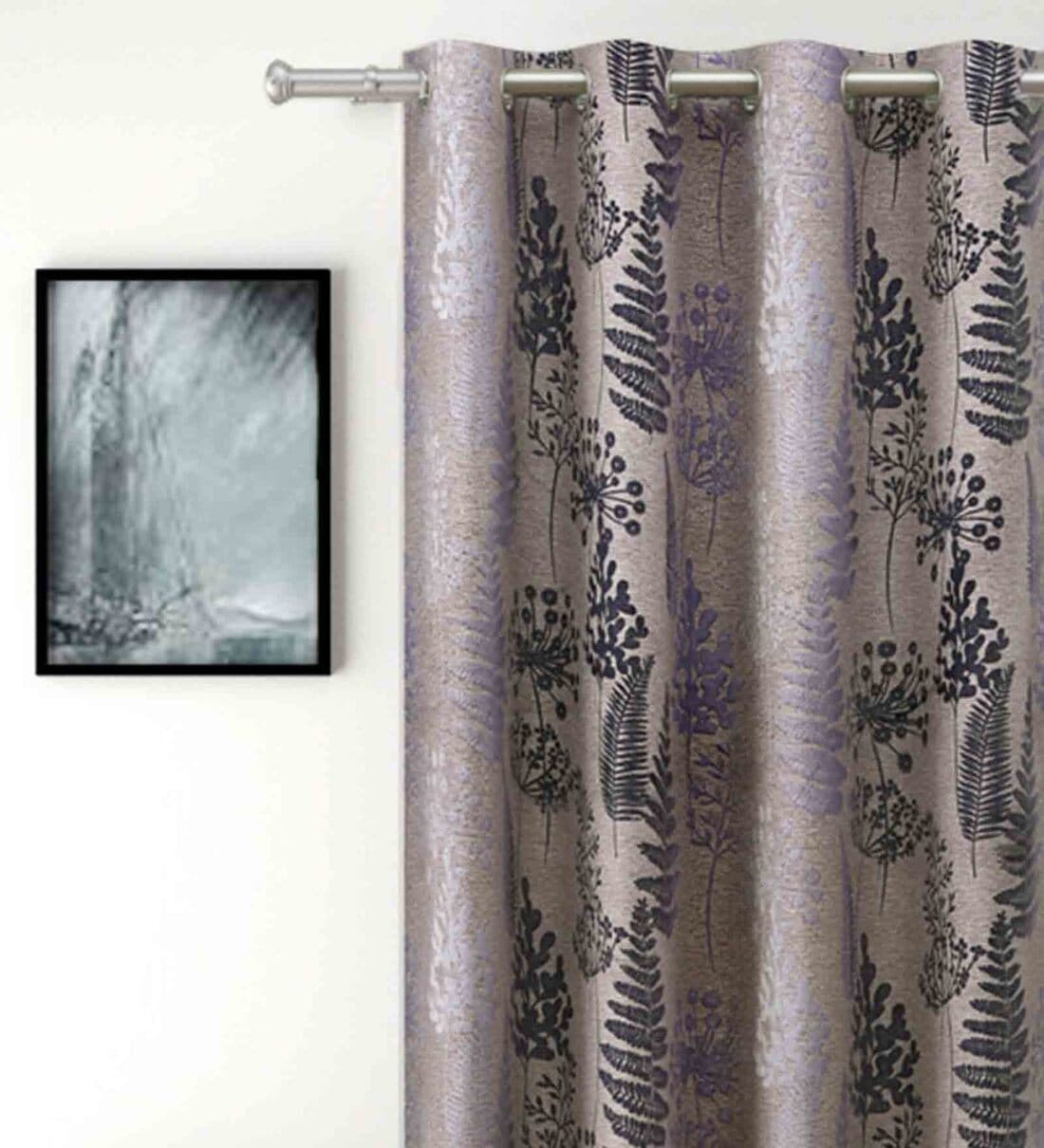 Buy Grey Polyester Blackout 5 Feet Eyelet Curtain (Set of 2) at 31% OFF ...