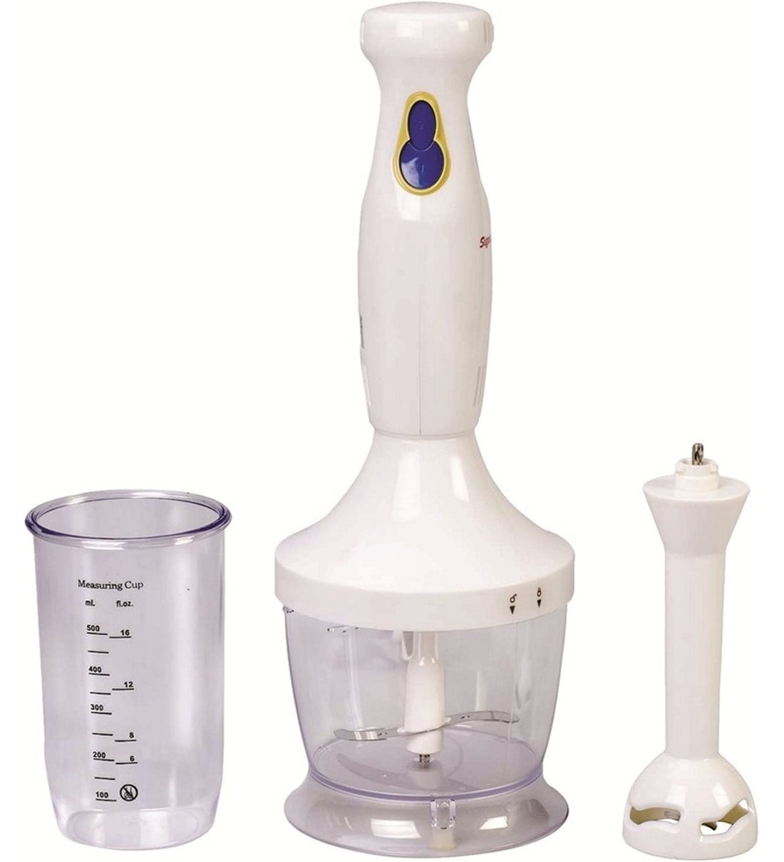 Buy Signora Care 200 Watts White Hand Blender cum Chopper with ...