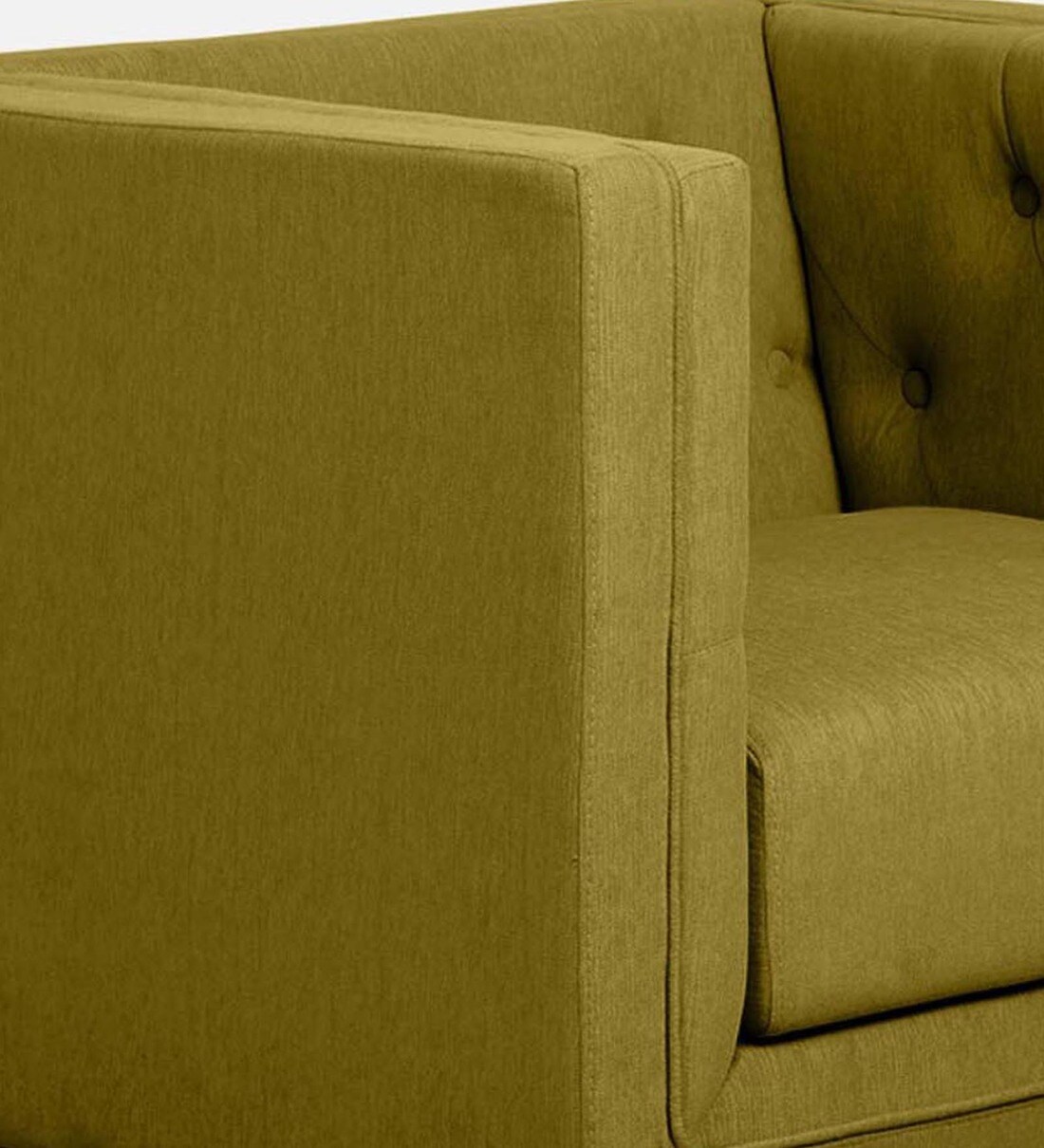 Buy Fermin Fabric 1 Seater Sofa In Olive Green Colour By Casacraft ...