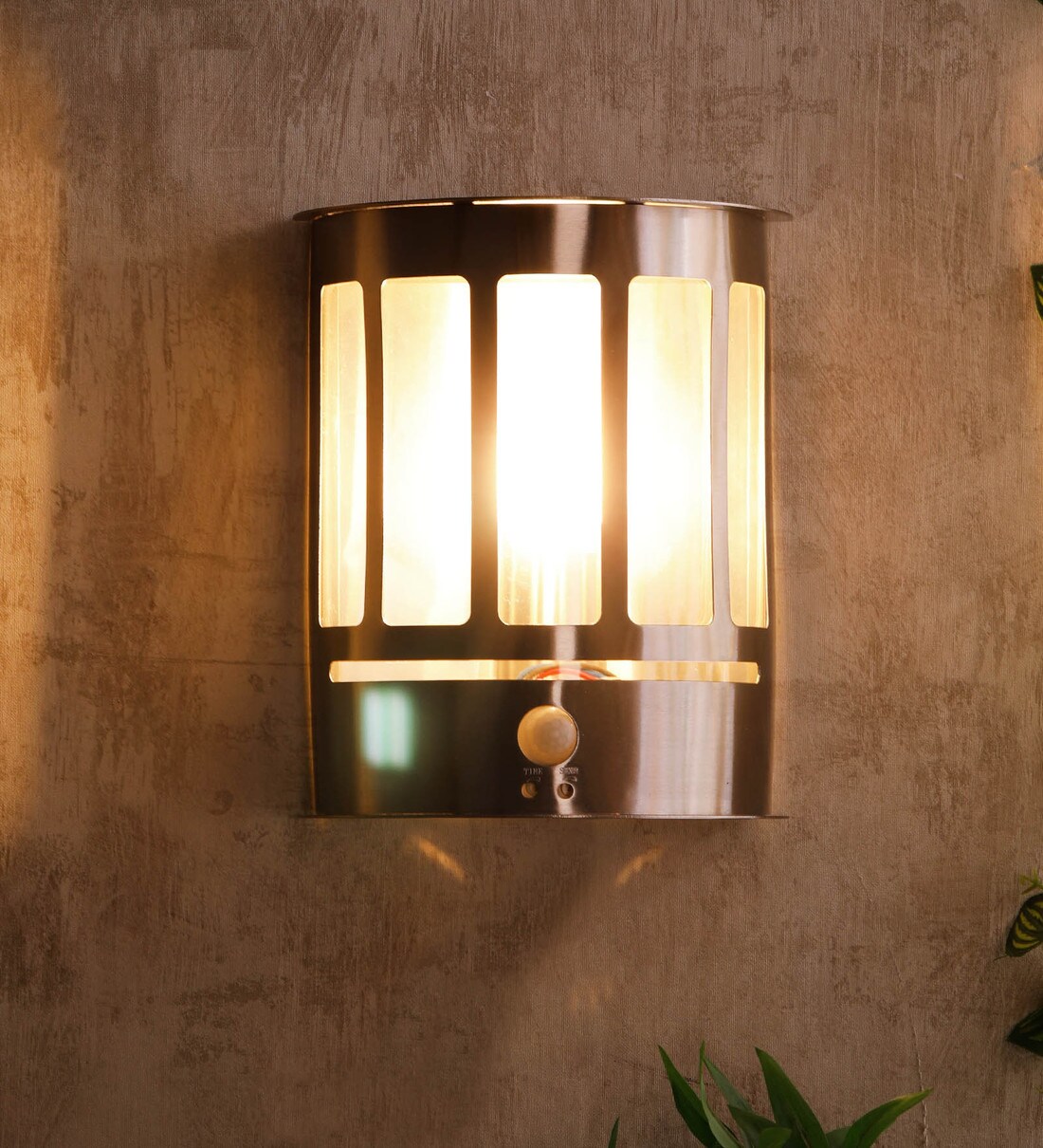 Buy Bevel Silver Metal Outdoor Wall Light By Jainsons Emporio at 50% ...