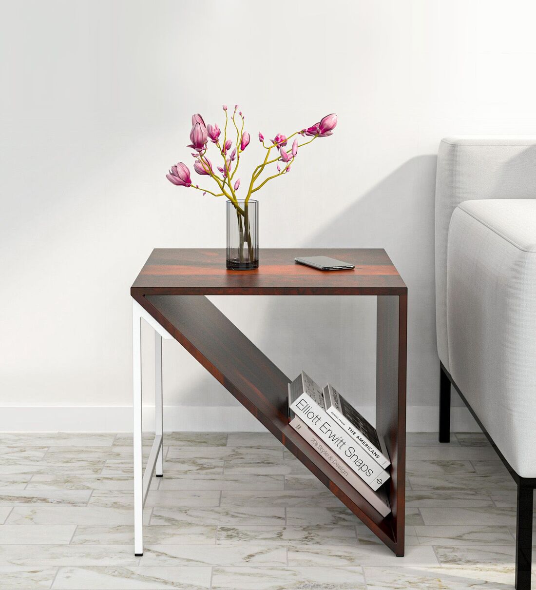 Buy Simona Solid Wood Bedside Table in White Finish at 43% OFF by @home ...