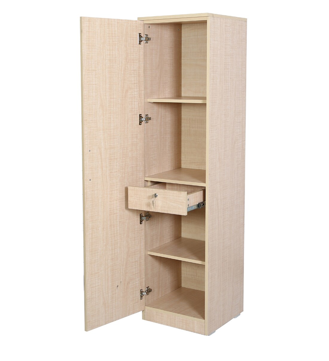 Buy Lucena 1 Door Wardrobe in Light Choco Finish by fullstock Online ...