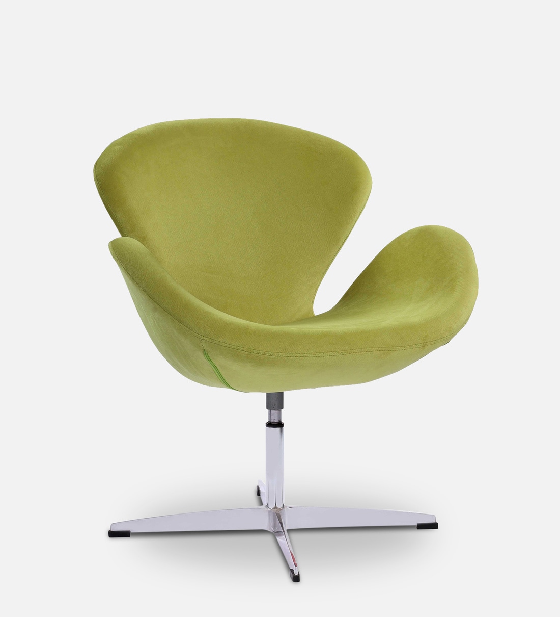Buy Siri Fabric Lounge Chair in Green Colour Online - Full Back Lounge ...
