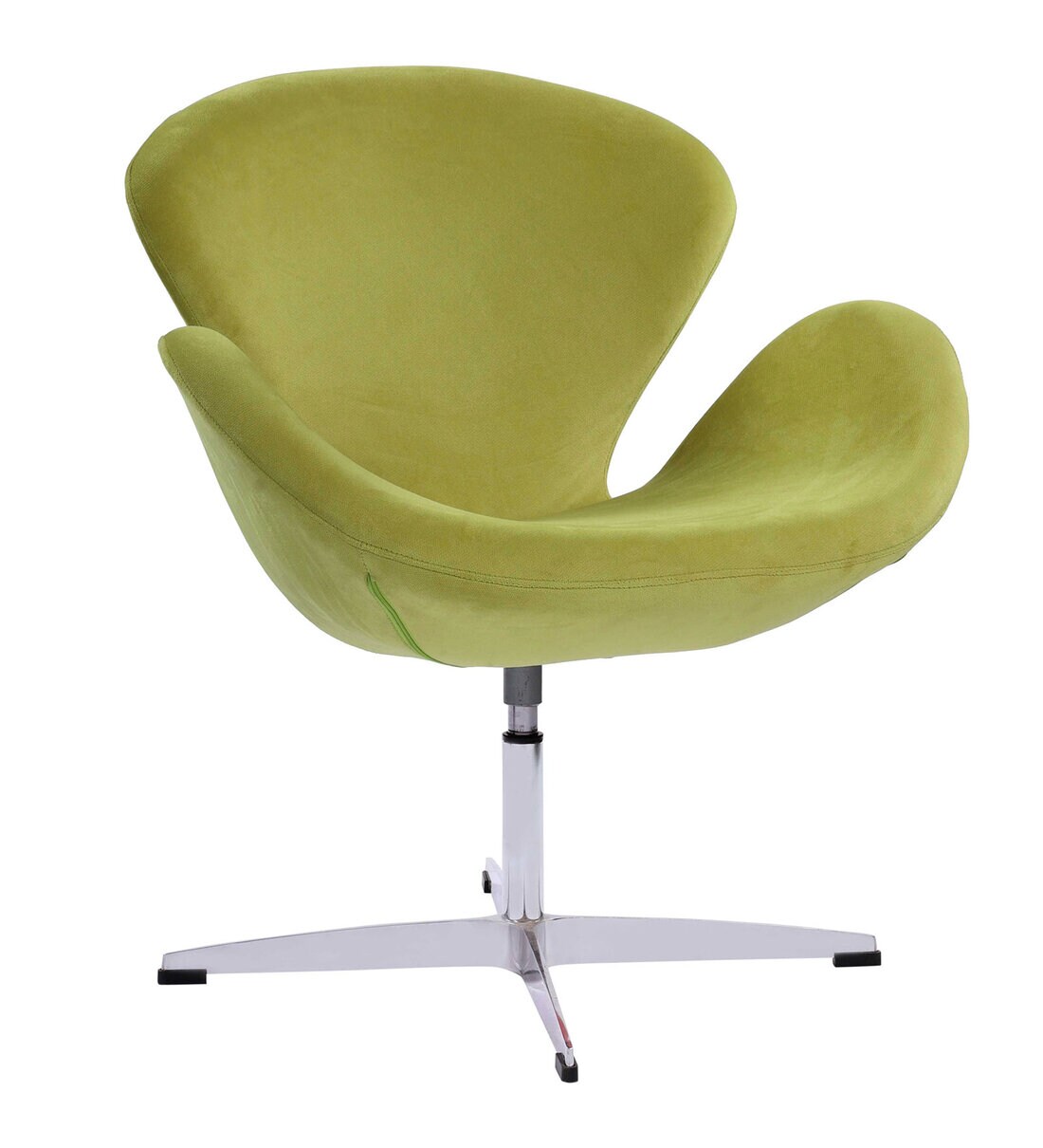 Buy Siri Fabric Lounge Chair in Green Colour Online - Full Back Lounge ...