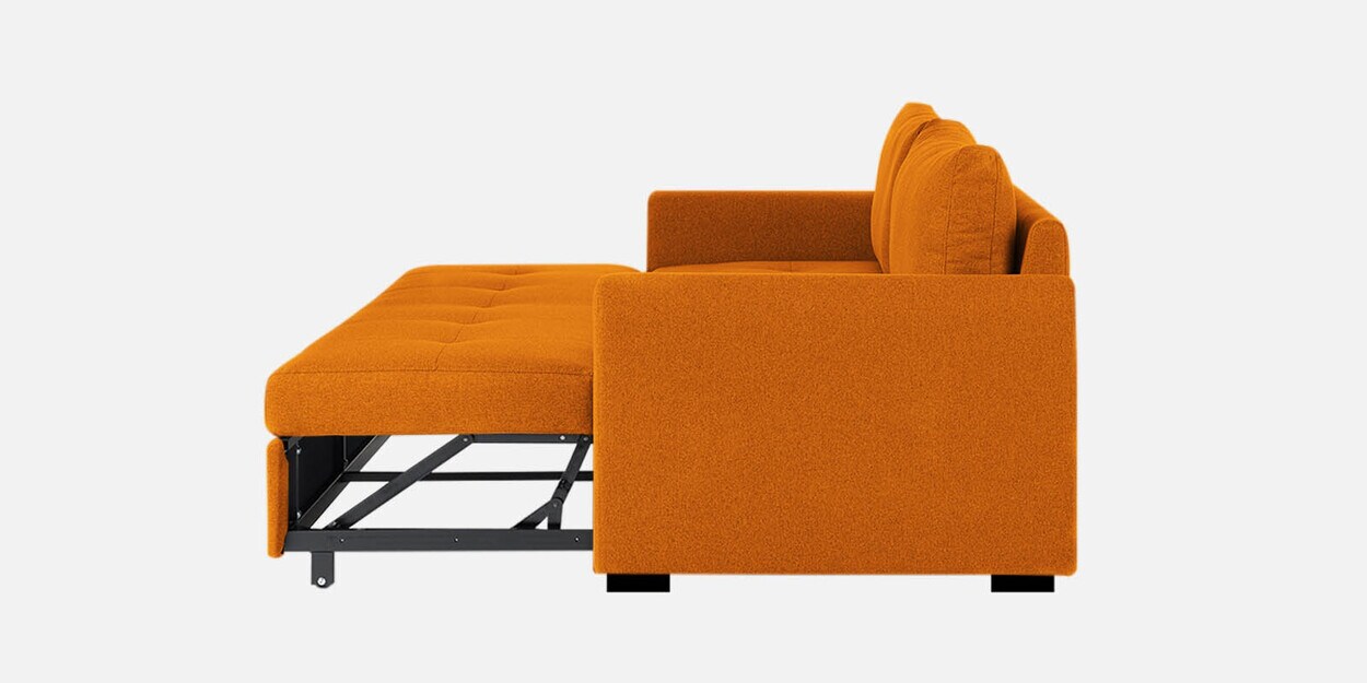 Orange Futon Sofa Bed | Baci Living Room