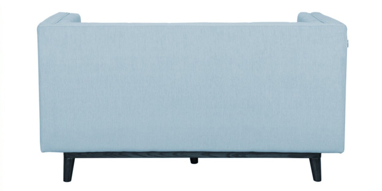 Buy Fermin Fabric 2 Seater Sofa In Ice Blue Colour By Casacraft Online ...