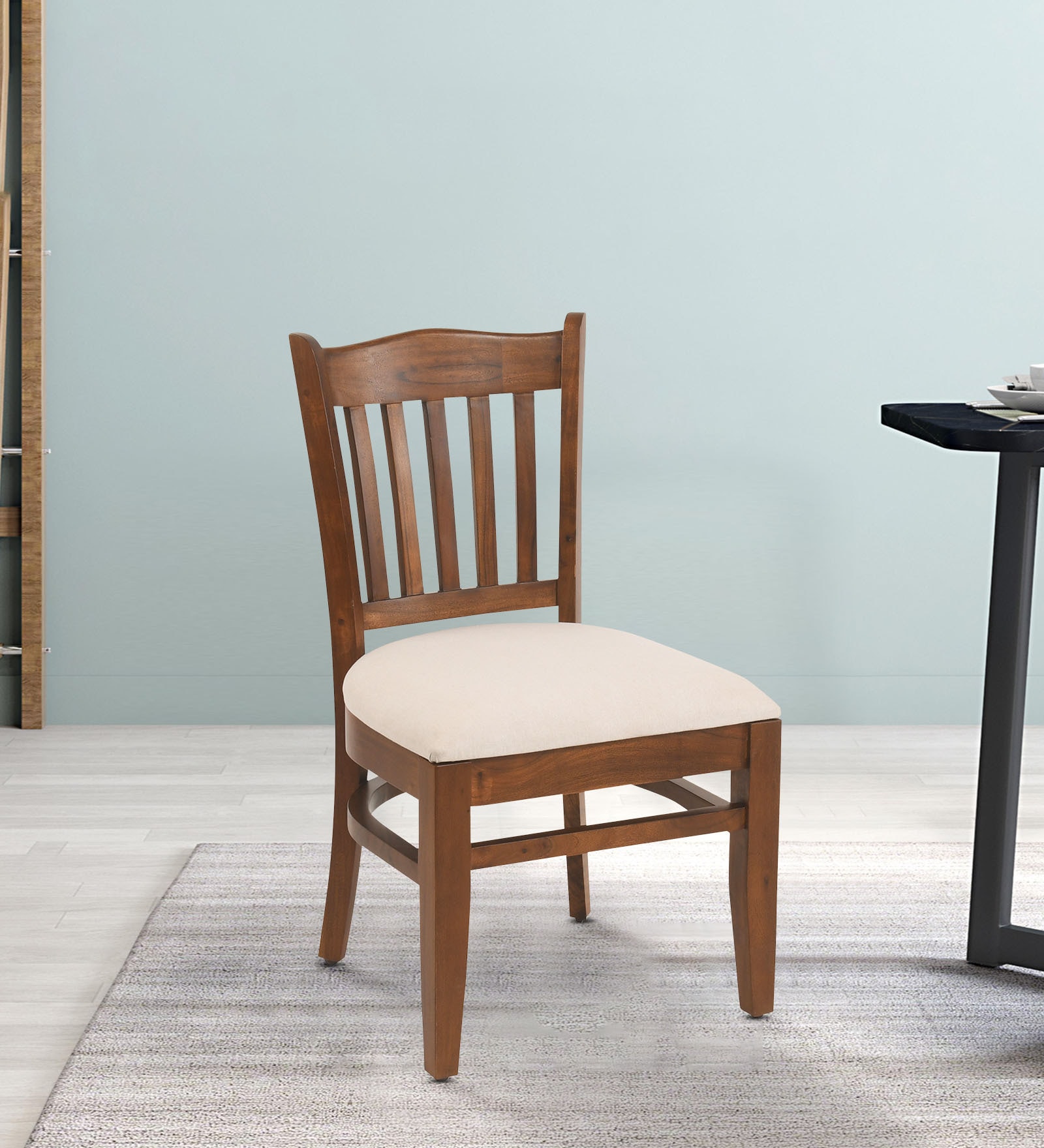 Buy Ruby Solid Wood Dining Chair in Walnut Colour Set of 2 at 23% OFF ...