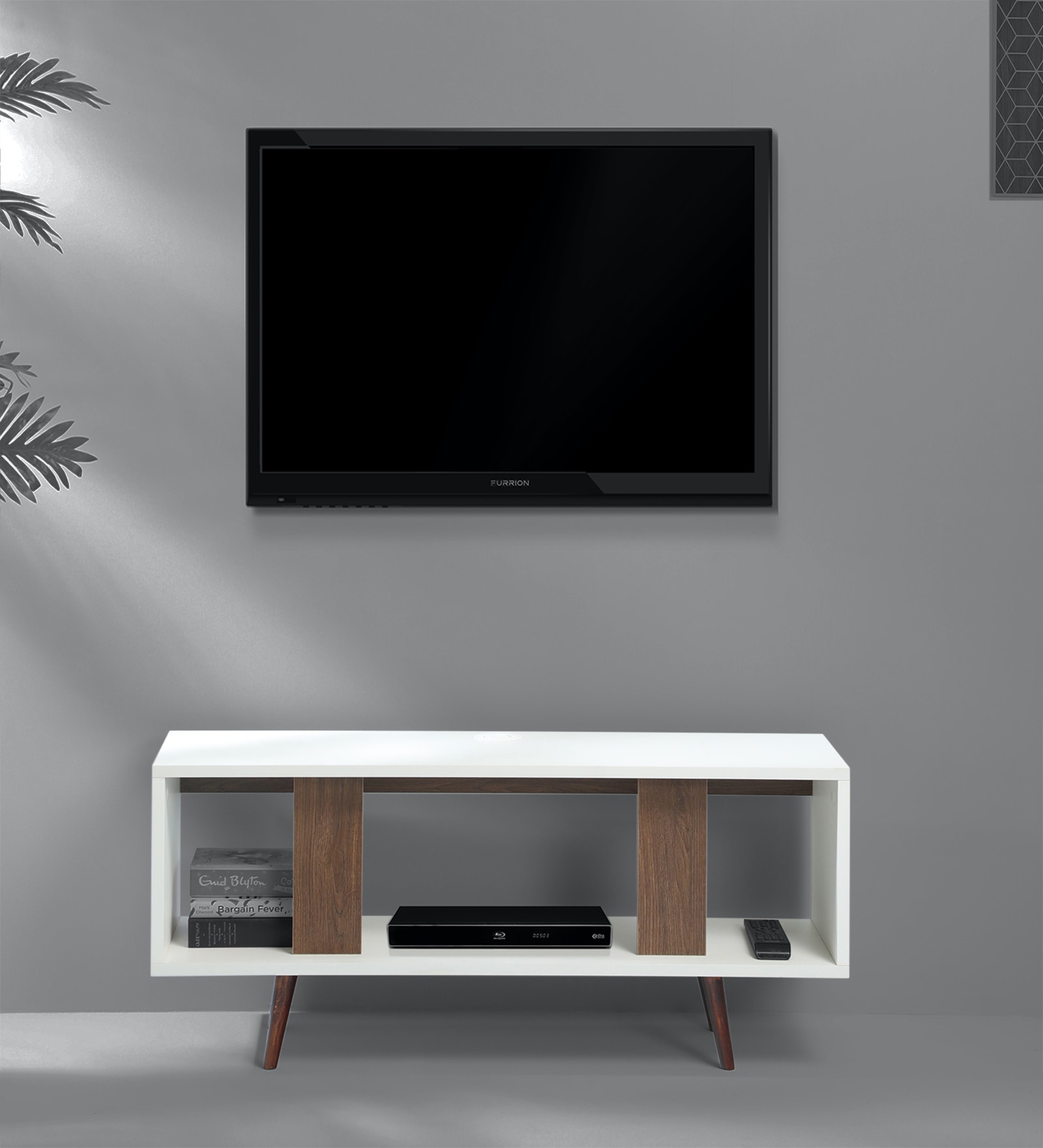Buy Sigma TV Unit in White & Dark Oak finish by Atmosphere at 53% OFF ...