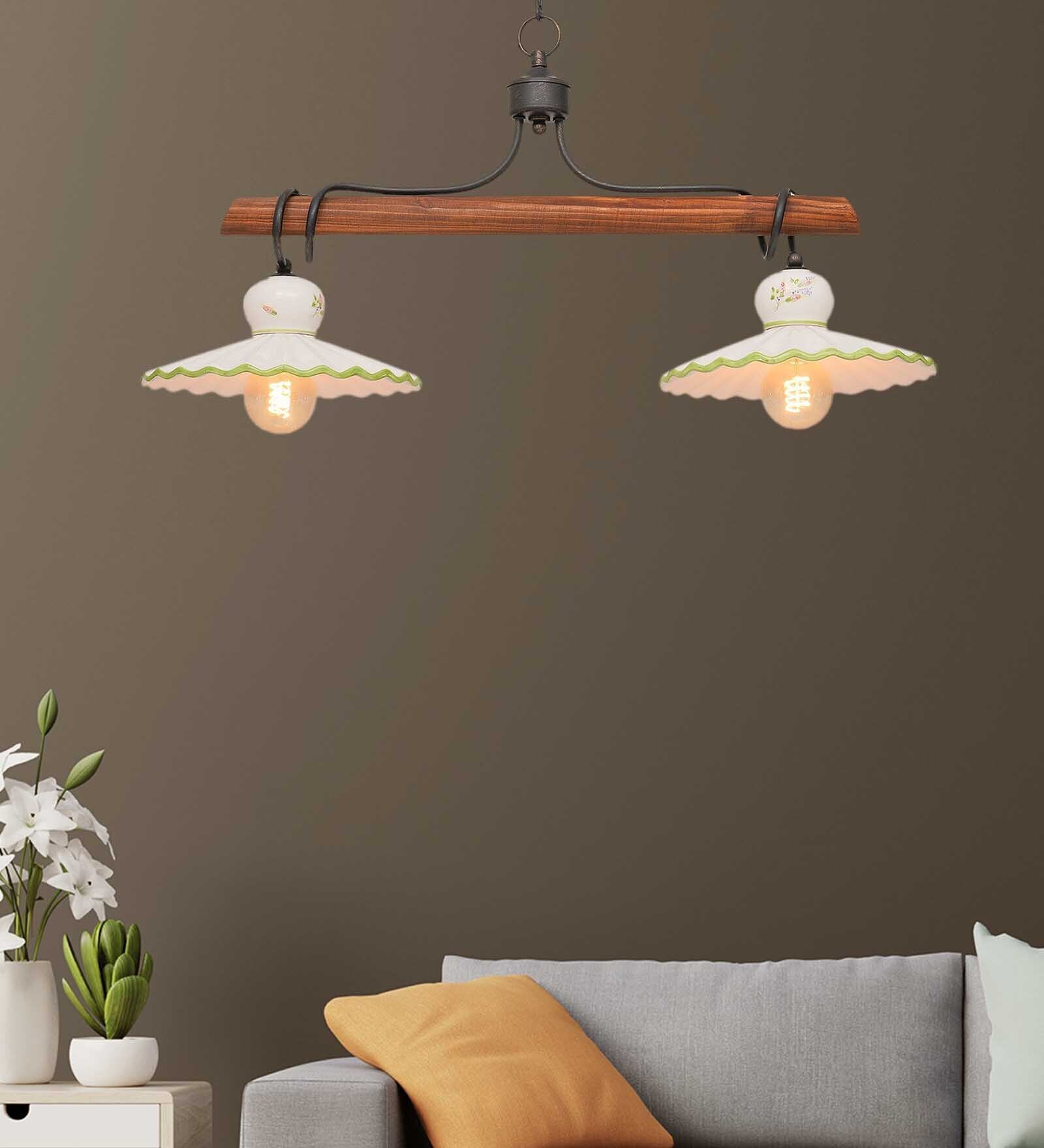 Buy Signora White Metal Hanging Light by Kapoor LampShades at 26% OFF ...