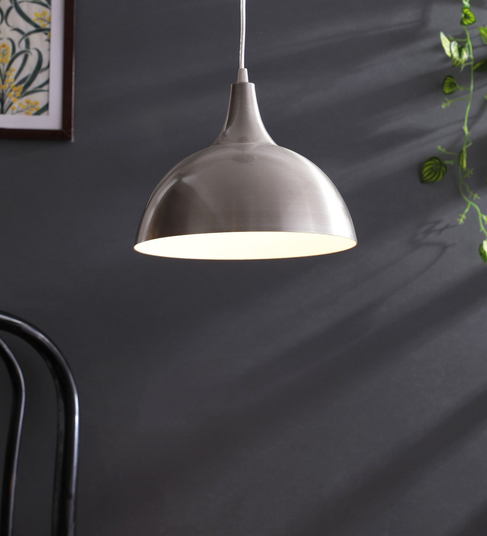 Buy Silver Metal and Glass Hanging Light at 8% OFF by LeArc Designer ...