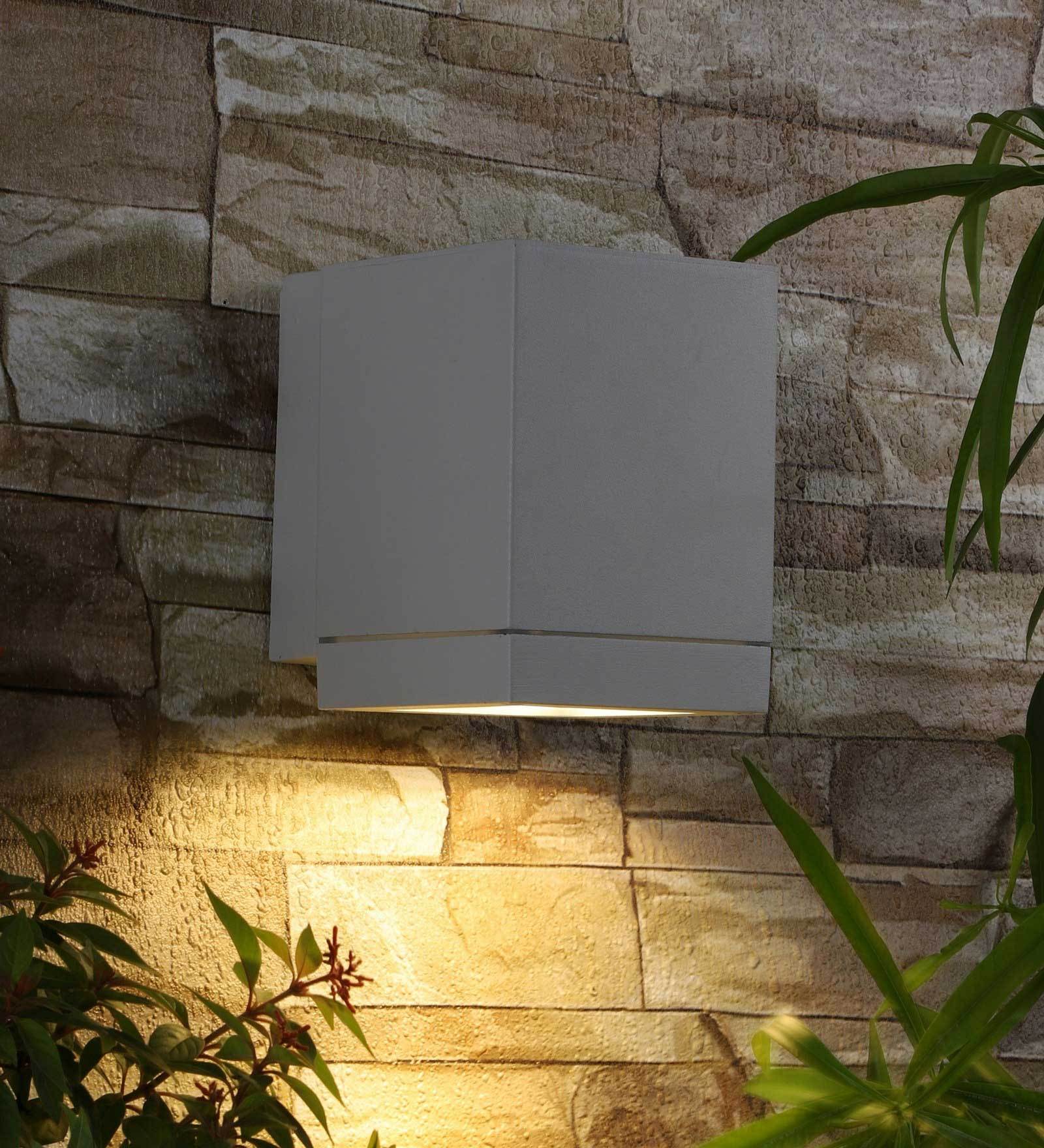 Buy Laurin Silver Metal Outdoor Wall Light at 25% OFF by Eliante by ...