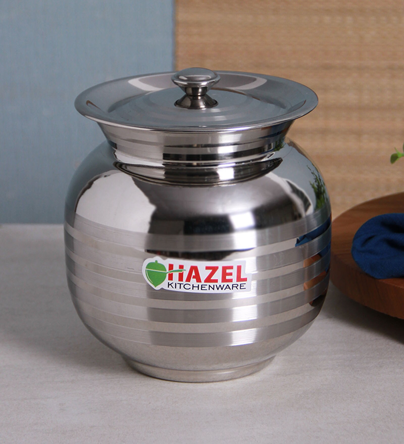 Buy Silver Stainless Steel Round 1.8 L Lassi Lota by Hazel at 54% OFF ...