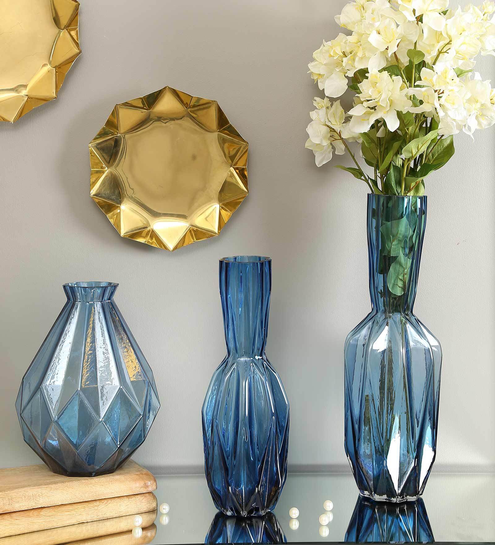 Buy Sinatra Glass Table Vase by Home4U at 20% OFF by Home4U | Pepperfry