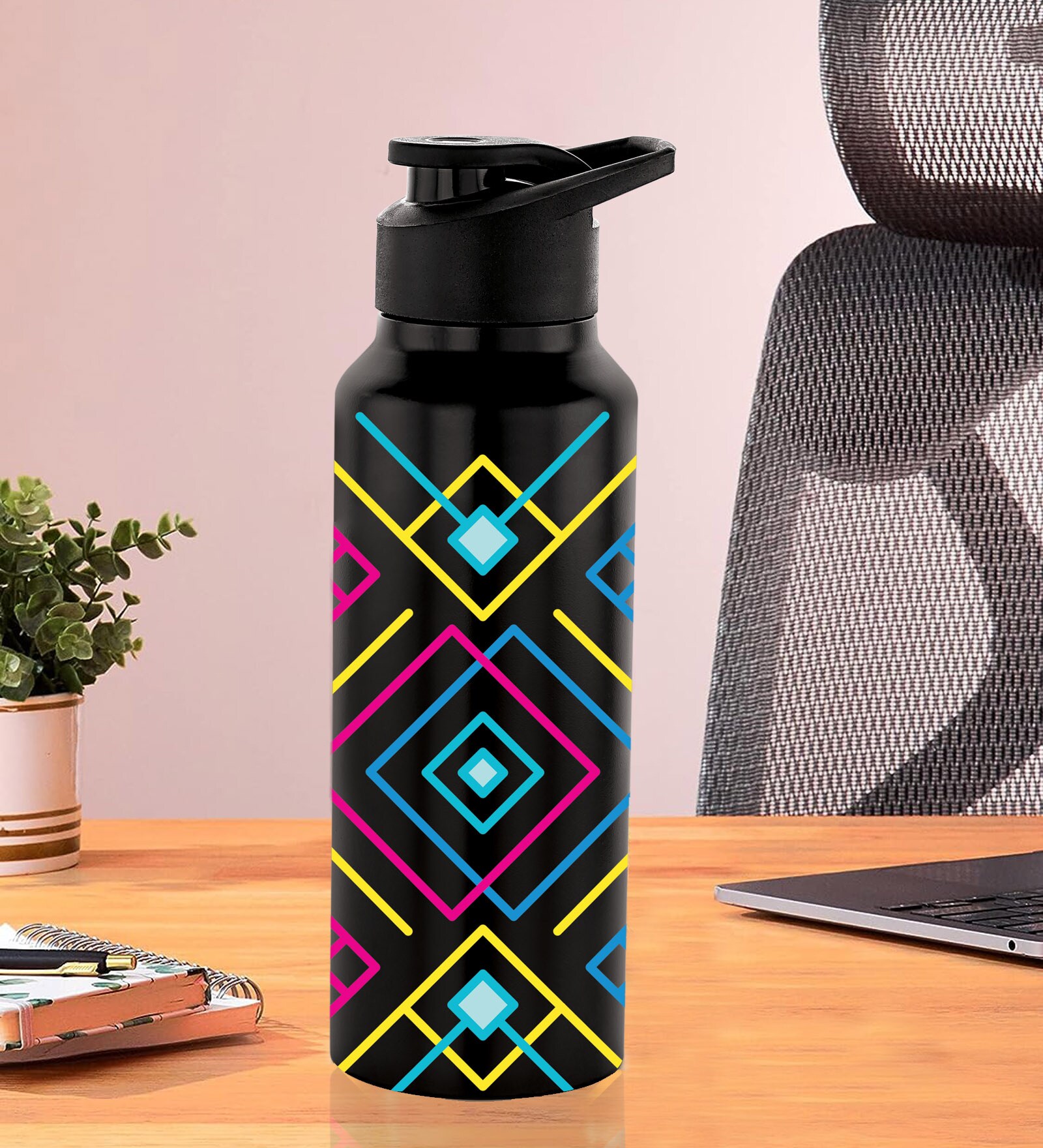 Buy Single Walled 750 ml Black Stainless Steel Sipper at 63% OFF by ...