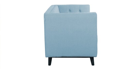 Buy Fermin Fabric 2 Seater Sofa In Ice Blue Colour By Casacraft Online ...
