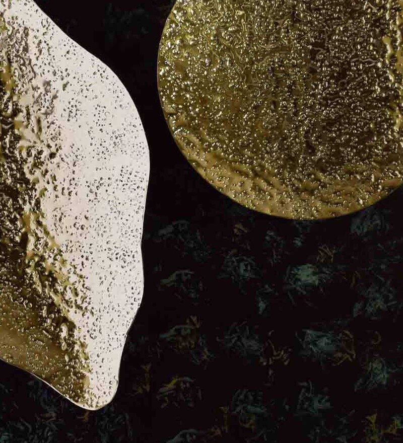 Buy Silver Metal Decorative Wall Art by Fanusta Online - Abstract Metal ...