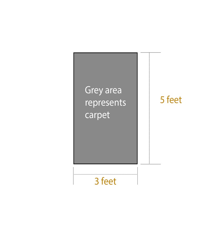 Buy Red Shaggy Polyester 3 ft x 5 ft Shaggy Carpet by Loomkart Online ...