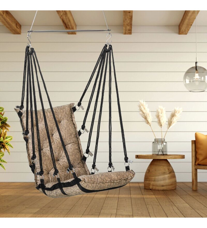 Buy Fabric Swing in Beige Colour by Patiofy Online - Swings - Swings ...