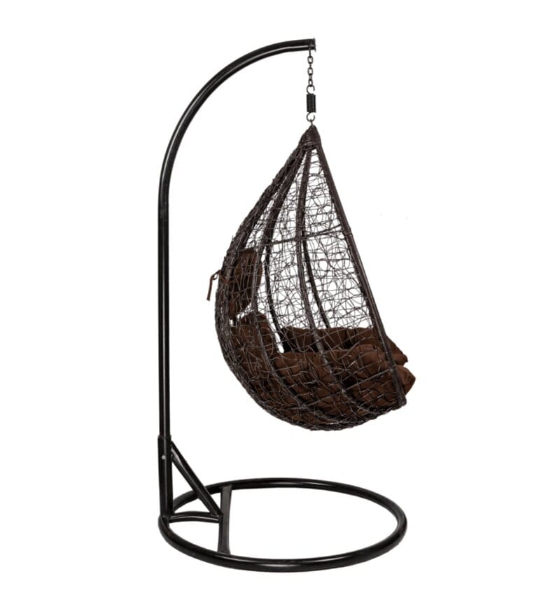 Buy Beawar Metal Swing in Brown Colour by Swingzy Online - Swings ...
