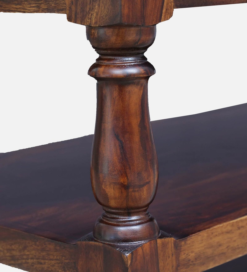Buy Siramika Sheesham Wood Console Table In Provincial Teak Finish ...