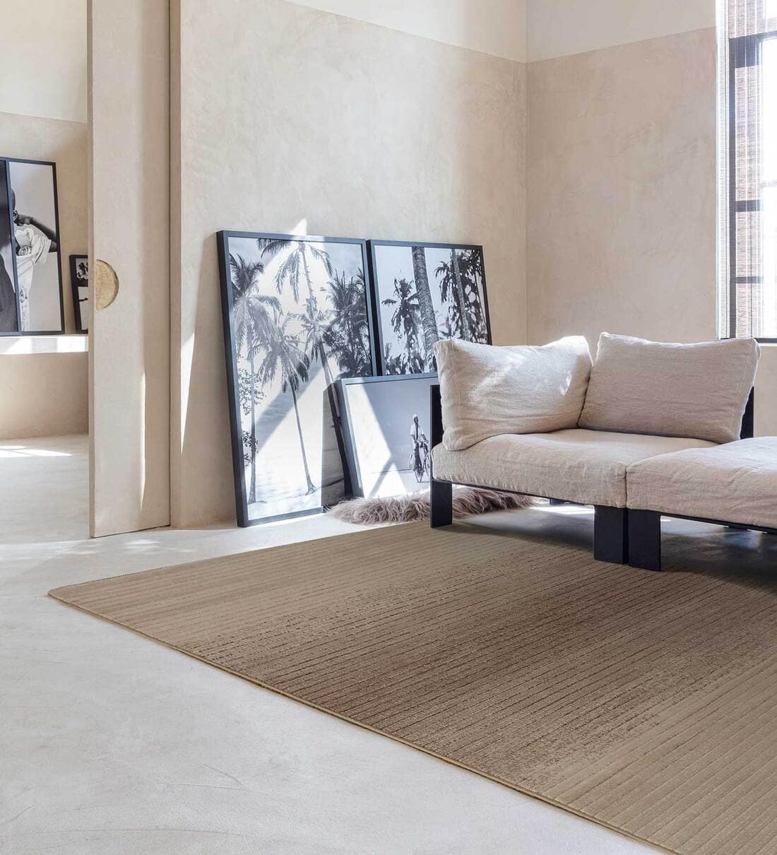 Buy Skylar Natural Polypropylene Washed-out 5 x 3 Feet Machine Made ...