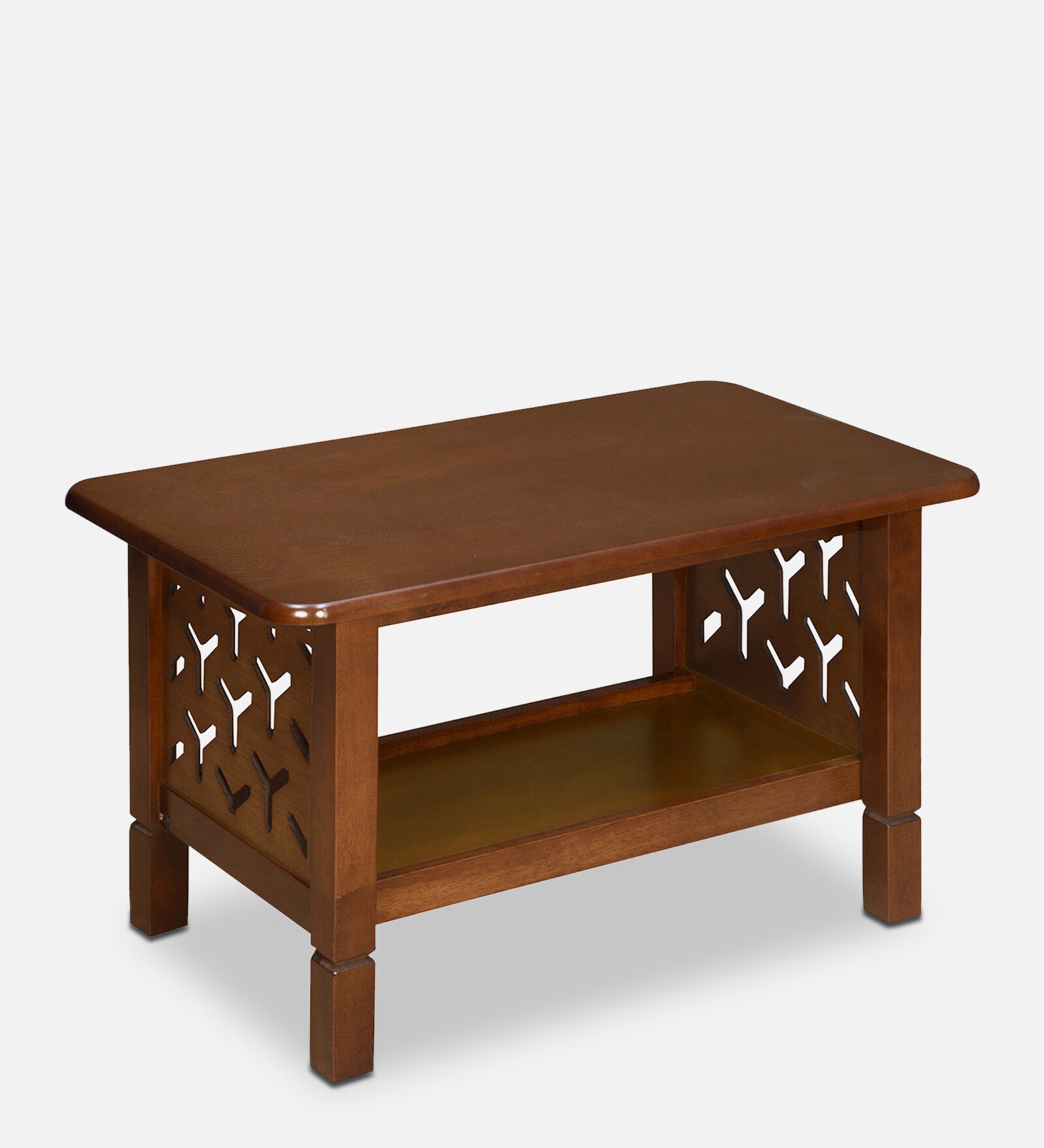Buy Skynet Solid Wood Centre Table in Walnut Colour at 45% OFF by @home ...