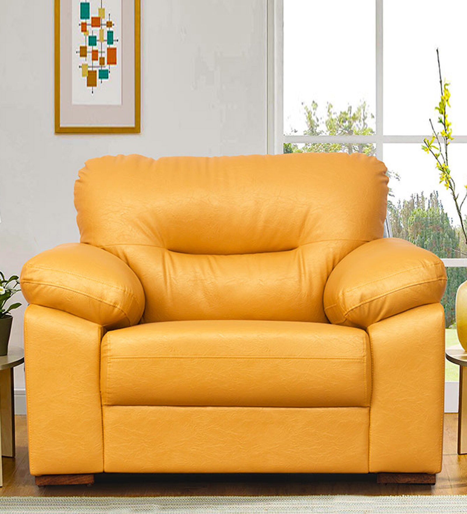 Buy Sleepy Galaxy 1 Seater Sofa In Yellow Colour at 19% OFF by Care ...