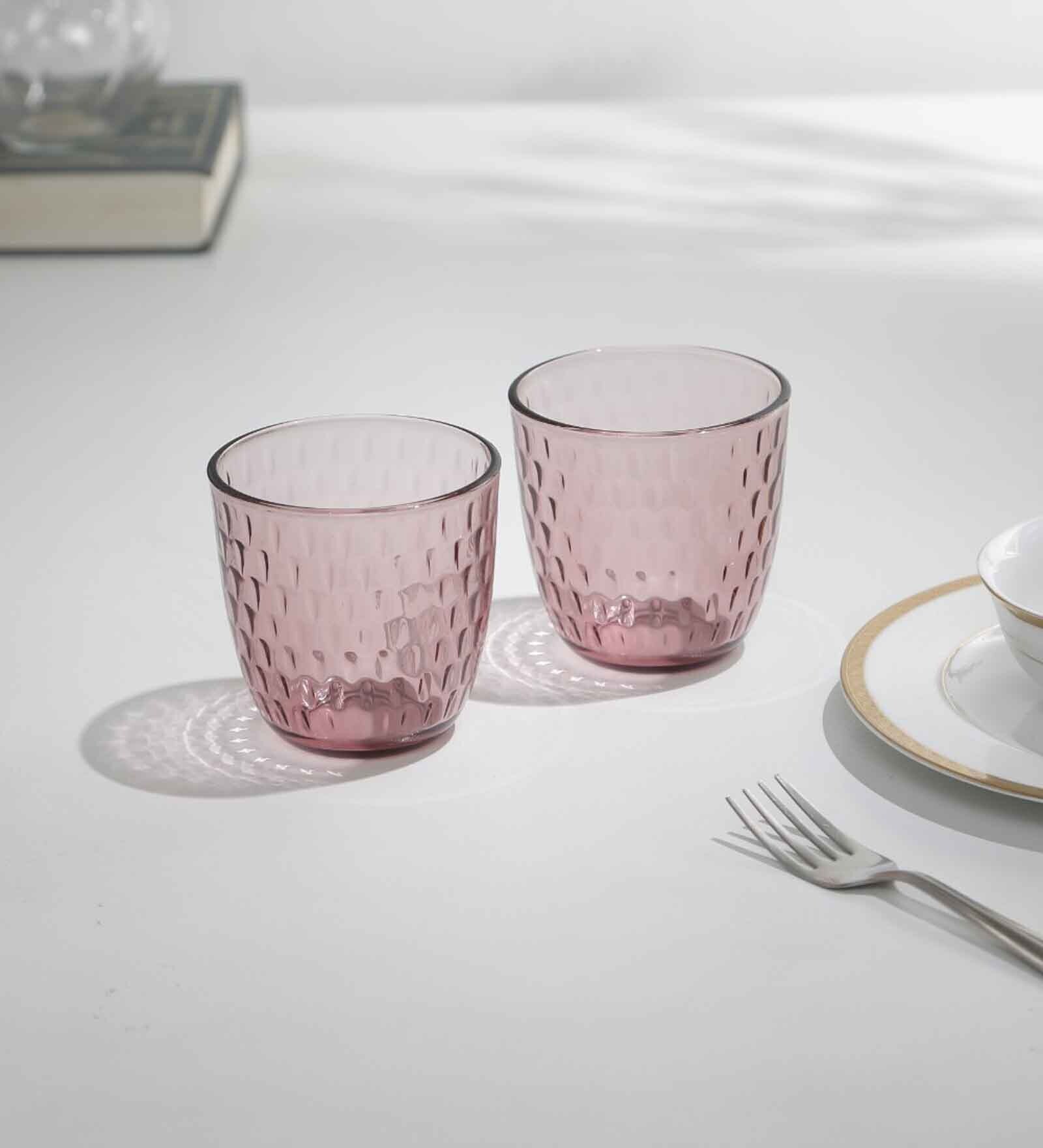 Buy Slot 290ml Pink Glass (Set of 6) Everyday Glasses at 30% OFF by ...