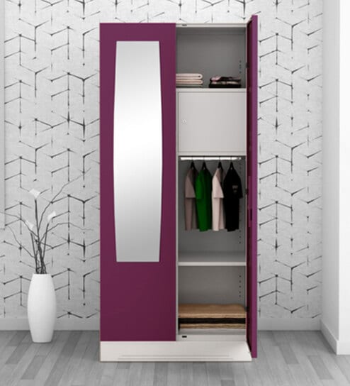 Metal 2 Door Wardrobes Online @Upto 70% OFF | Pepperfry