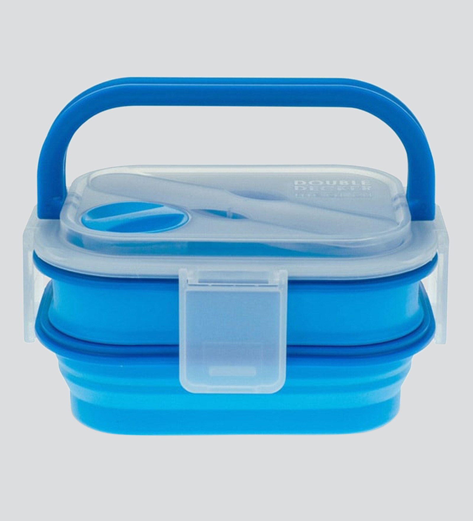 Buy Plastic 400Ml Tiffin Box - Set Of 2 Online - Insulated Plastic ...
